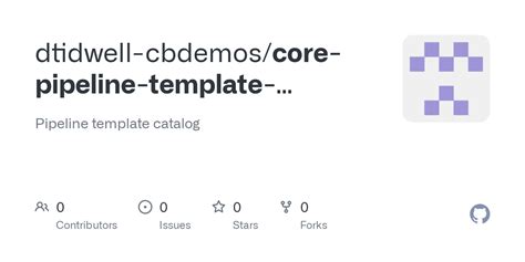 Github Dtidwell Cbdemos Core Pipeline Template Catalog Pipeline