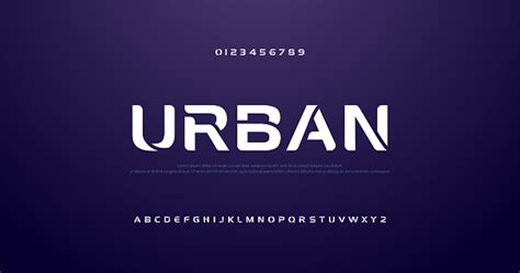 스포츠 미래 곡선 파도 현대 알파벳 글꼴 기술 타이포 그래피 도시 글꼴과 숫자 대문자 벡터 일러스트 컴퓨터 글자에 대한 스톡