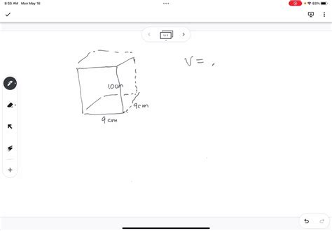 SOLVED A Box Has A Square Base Of Side Cm Calculate The Volume Of The Box If It Is Cm High