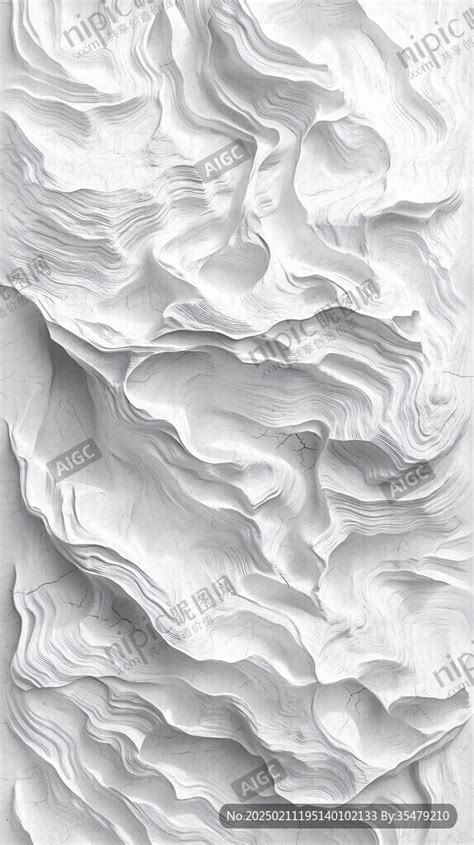 Ai创作图浅色系立体剪裁背景 抽象艺术灰色意境科技 高级灰线条波浪纹理 白色概念山体 褶皱面料肌理 高端灰色线条质感 3d抽象连续凹凸肌理 高级灰流动背景 白色褶皱面料肌理 立体抽象底纹 高清