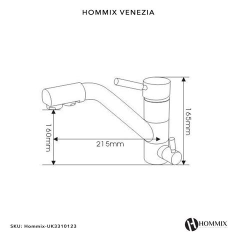 Hommix Venezia Chrome 3 Way Tap Triflow Filter Tap Hommix Uk