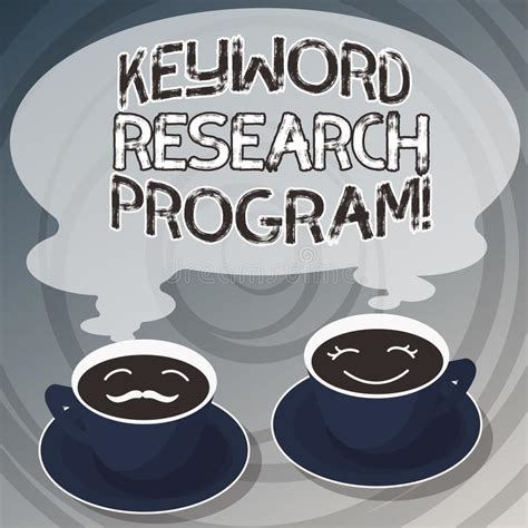 Word Writing Text Keyword Research Program Business Concept For