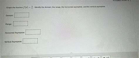 [answered] graph the function f x identify the domain the range the