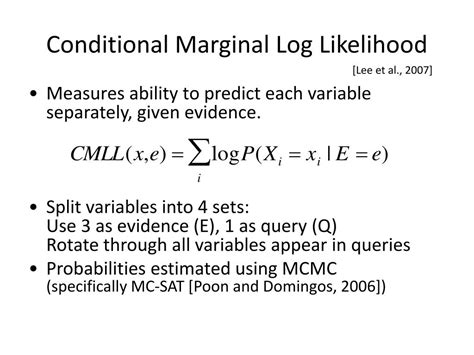 Ppt Learning Markov Network Structure With Decision Trees Powerpoint
