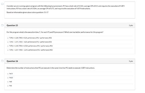 Solved Consider We Are Running A Given Program With The