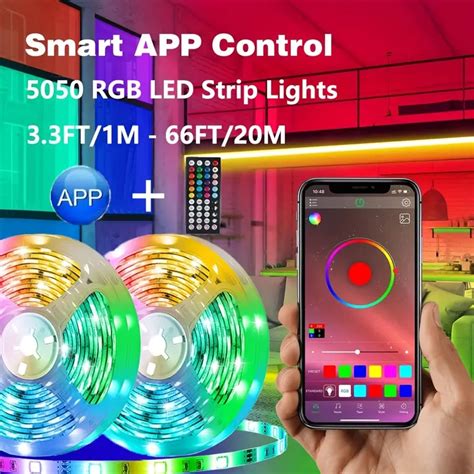 Smd 5050 Rgb Led Strip Light Usb Link 44keys Infrared Temu New Zealand