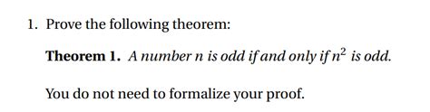 Solved Prove The Following Theorem Theorem A Number N Chegg Com