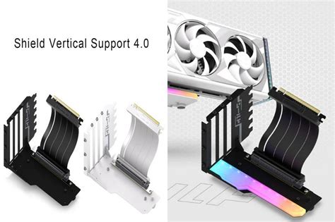 Sh Gpu 安裝支架 Pcie 適配器電纜 Pci E 4 0 垂直顯卡支架支架 適用於電腦機箱 90 度直角安裝 G 蝦皮購物