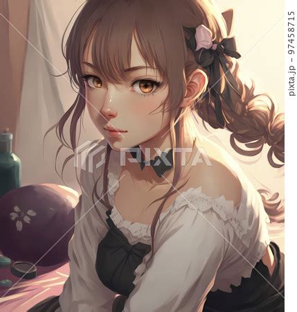 セクシーな美少女AI生成画像のイラスト素材 PIXTA