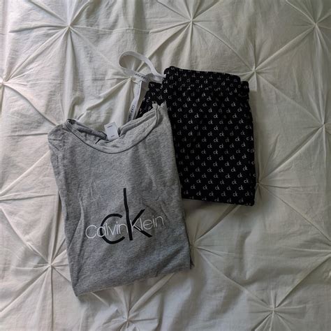 Buy Before Aug 30 Calvin Klein Pajama Set Send Depop
