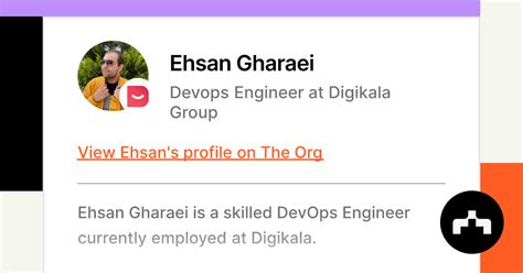 Ehsan Gharaei Devops Engineer At Digikala Group The Org