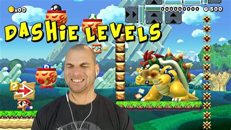 Playing Dashiegames Levels Super Mario Maker 19 Youtube