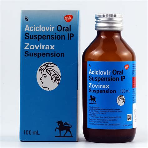 Buy Zovirax Syrup 100 Ml Online At Best Prices Wellness Forever