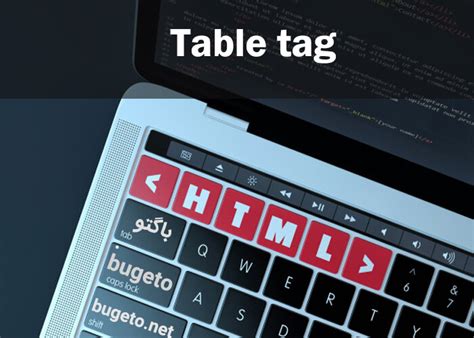 ایجاد جدول با تگ Table در Html باگتو