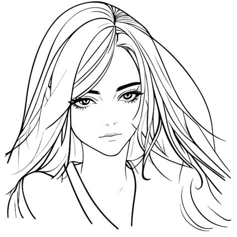 Page 15 Girl Hair Sketch Vectors And Illustrations For Free Download