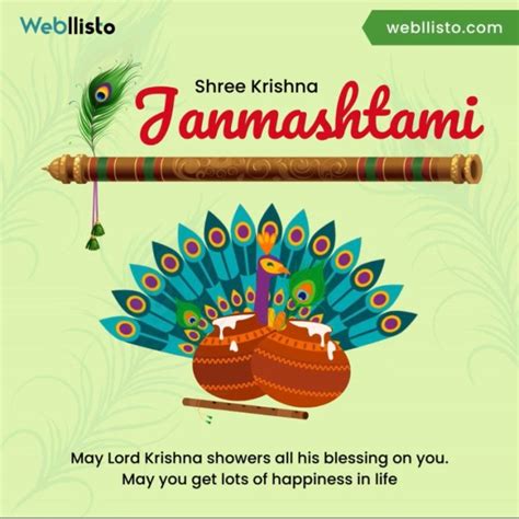 webllisto technologies on linkedin happy janmashtami 🎉💫