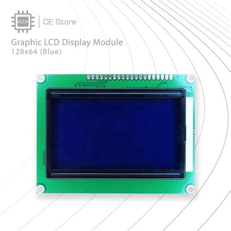 Graphic LCD Display Module Blue CE Store