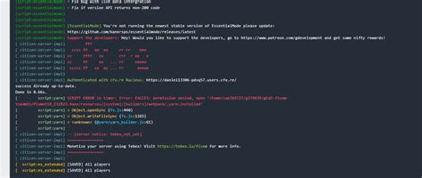 an error when starting chat resource es esx cfx re community