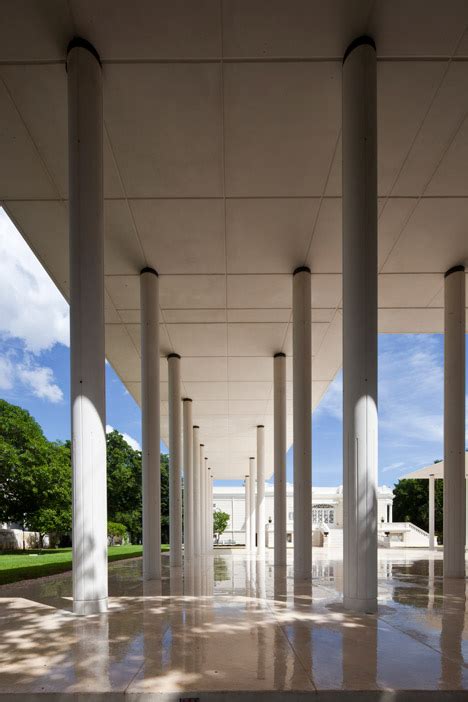 White Concrete Pavilion Creates An Events Space Dezeen