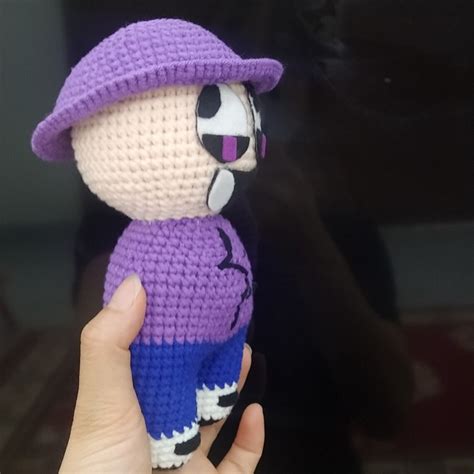 Fnf Banzack Plush Toy Banzack Fnf Crochet Plush Custom Fnf Etsy