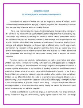 Competency Statements Package Portfolio Professional Education Subjects Adult Education