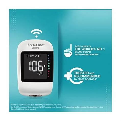 Accu Chek Instant Bluetooth Glucometer For Check Body Glucose At Rs Piece In Nagpur