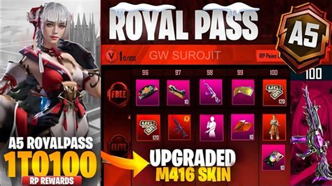 😍bgmi Next Royal Pass A5 1 To 100 Max Rewards 😍 Bgmi Next Royal Pass A5