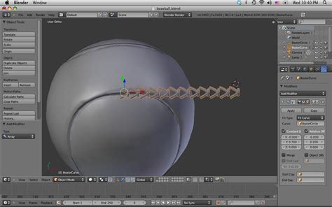 Help With Array Modifier Following Bezier Circle Please Modeling