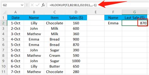 Comment Utiliser La Fonction Xlookup Nouvelle Et AvancÉe Dans Excel 10