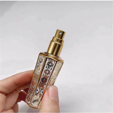 Gold Glas Parfüm flasche Kosmetischer Sprüh zerstäuber Reisen | eBay