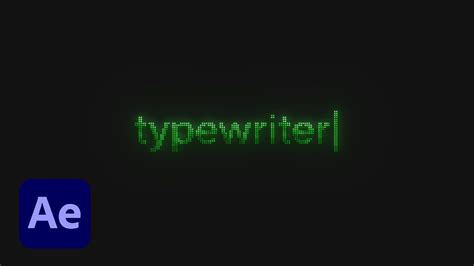 Typewriter Text Animation In After Effects Photoshop Tutorial Design