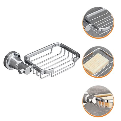 Upkoch Punch Wall Mounted Dish Holder Rack With Drain For Clean Dry