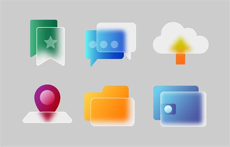 Glass Morphism Ui Icon 10832280 Vector Art At Vecteezy
