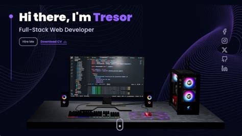Reactjs Threejs Tailwindcss Sass Linkedin Project Fullstackdeveloper