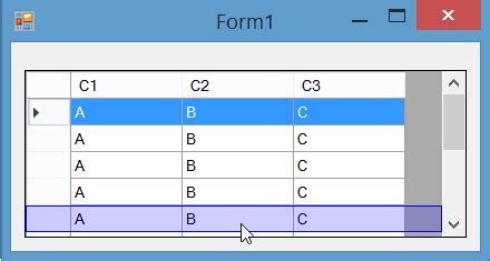 Solved C Change The BackColor Of The Row Of A
