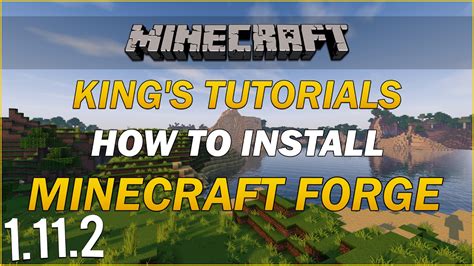 Minecraft 1 11 2 How To Install Minecraft Forge 1 11 2 Minecraft Tutorial Youtube