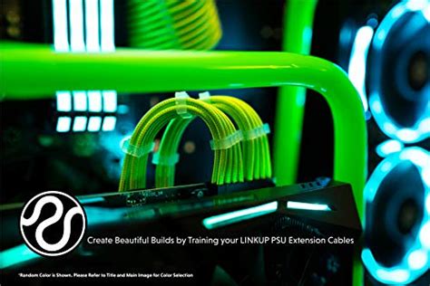 LINKUP PSU Cable Extension Sleeved Custom Mod GPU PC Braided W Comb Kit X P X P