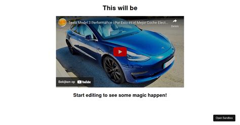 React Youtube Player Examples Codesandbox