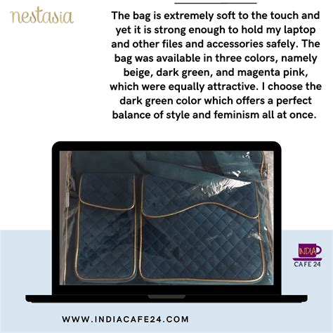 Luxury Velvet Laptop Bag From Nestasia Indiacafe Com