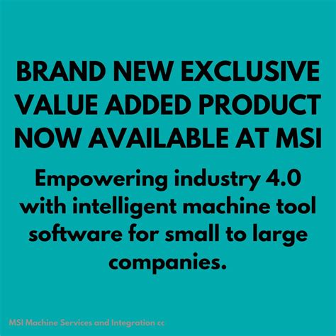Msi Machine Services And Integration Cc On Linkedin Plcprogramming Programming Msicnc