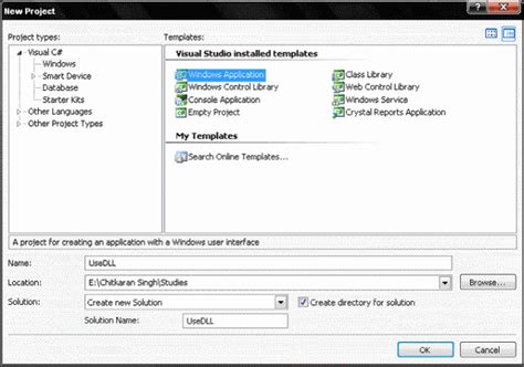 Using Dll Files In Visual Studio Using C