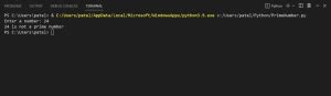 Python Program To Find Prime Number Or Not Using For Loop
