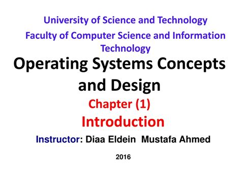 Ppt Introduction To Operating Systems Concepts And Design Powerpoint Presentation Id8998544