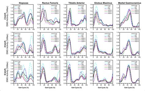 Normalized Average Muscle Emg Envelope Of All Participants During The Download Scientific