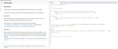 Solved Instructions If Isspace C Write A Program To