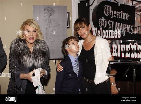 Joan Rivers Cooper Endicott And Melissa Rivers Joan Rivers Promotes The We Television Show
