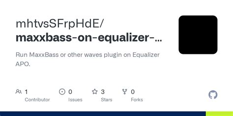 Github Mhtvssfrphdemaxxbass On Equalizer Apo Run Maxxbass Or Other Github Mhtvssfrphdemaxxbass On Equalizer Apo Run Maxxbass Or Other