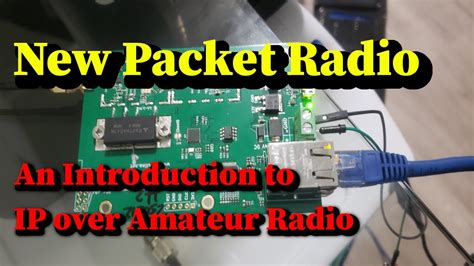 Ham Radio Local Area Network Via New Packet Radio Youtube