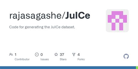 GitHub Rajasagashe JuICe Code For Generating The JuICe Dataset
