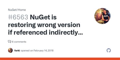 Nuget Is Restoring Wrong Version If Referenced Indirectly From Lib · Issue 6563 · Nugethome